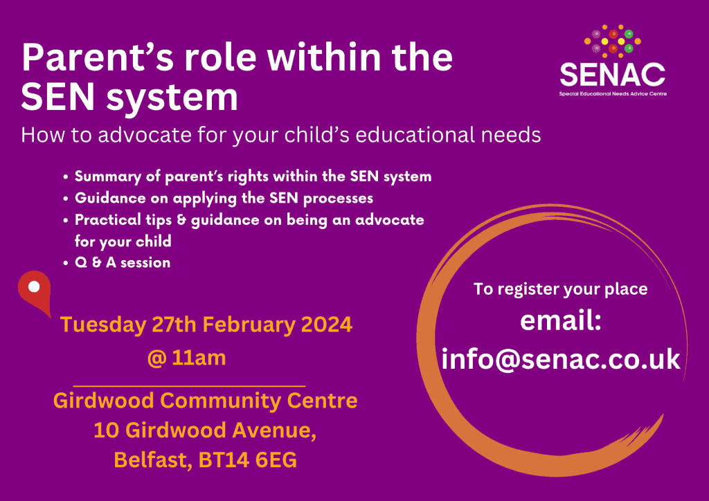 NEWS: Workshop – Parent’s role within the SEN system – The Special ...